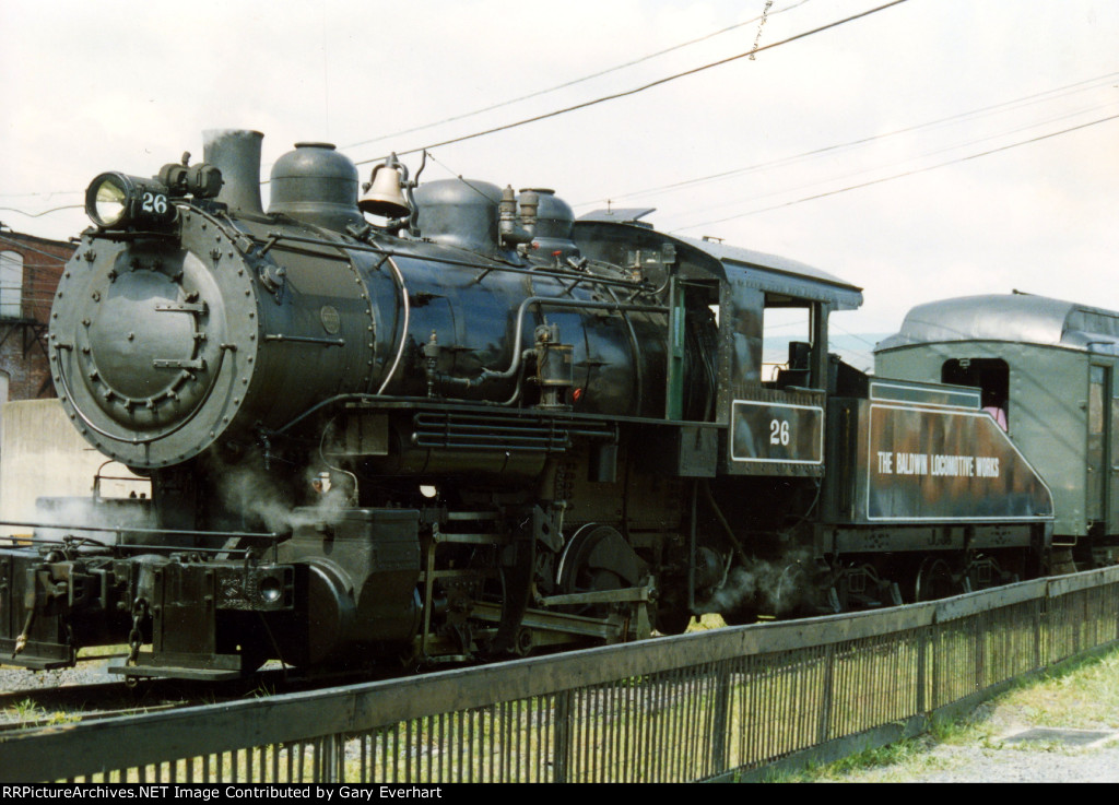 BLW 0-6-0 #26 - Baldwin Locomotive Works